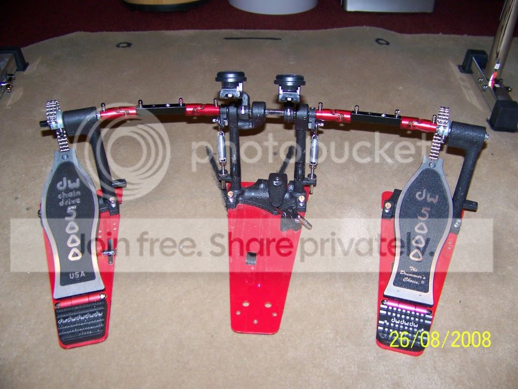 Hey Carm! My middle pedals. - Drums & Percussion - Harmony Central