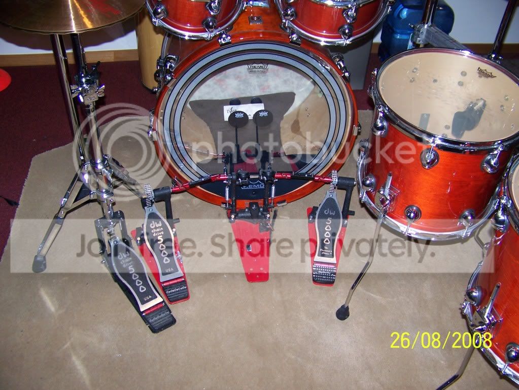 Hey Carm! My middle pedals. - Drums & Percussion - Harmony Central