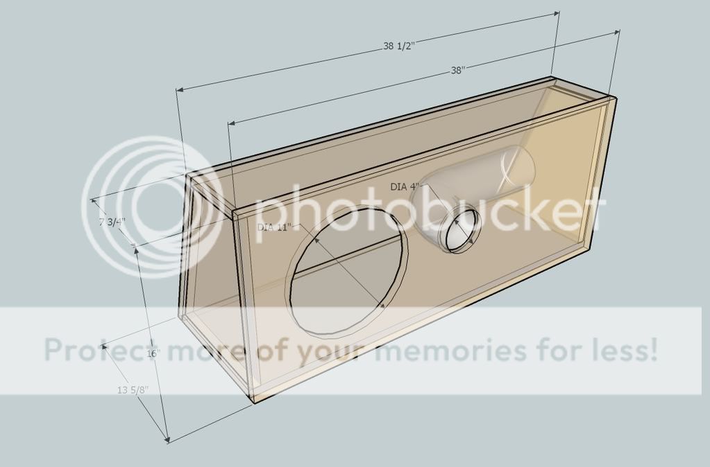 My 1st ported box design. Check my measurements? | DIYMobileAudio.com ...