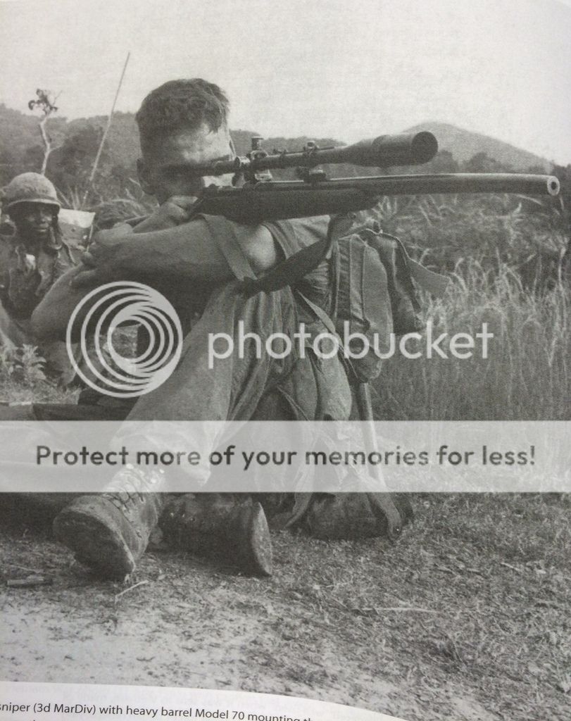 Winchester M70 - USMC replica sniper circa 1965-66 | M14 Forum